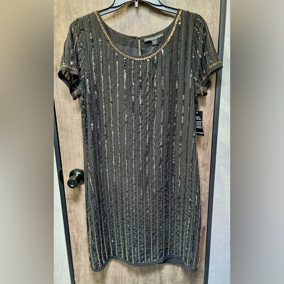 Boston Proper | Dresses | Boston Proper Sequin Beaded Shift 95s Style ...